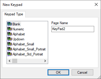 Creating and using custom keypads