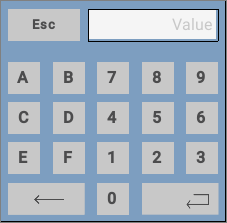 Creating and using custom keypads