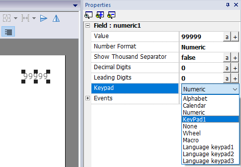 Creating and using custom keypads