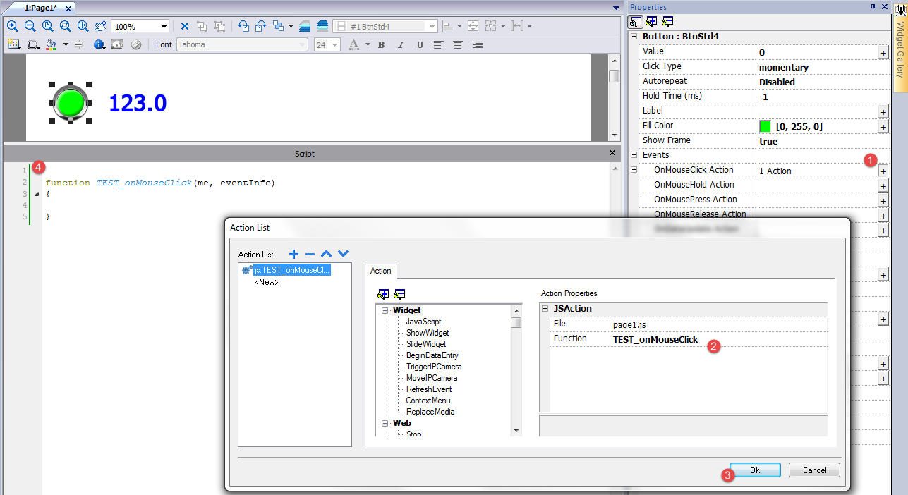 Execution of JavaScript functions